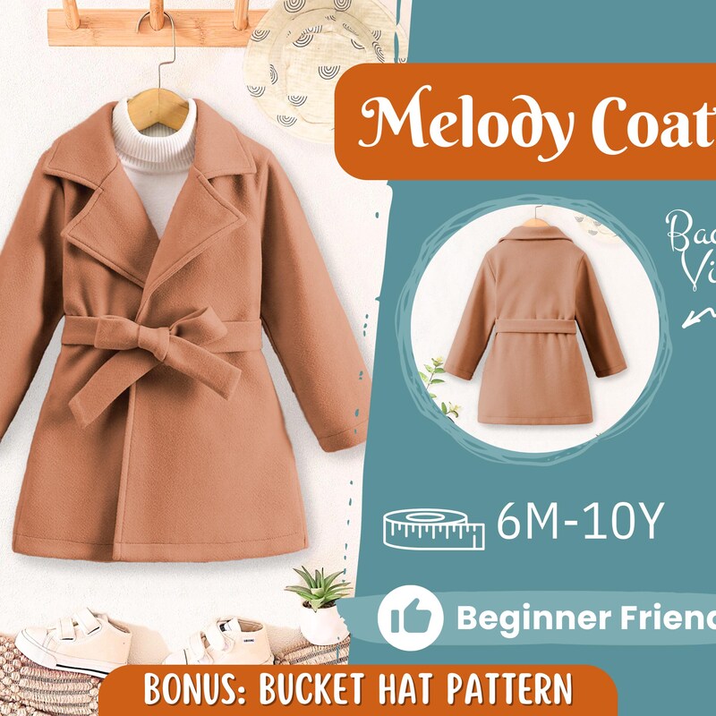 Coat Sewing Pattern - Etsy
