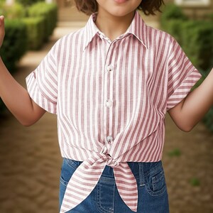 Shirt Sewing Pattern for Kids, Girl's Shirt Pattern, Kids Pattern, PDF ...