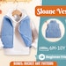 Puffer Vest Sewing Pattern for Kids, Puffer Vest, Kids Pattern, PDF ...