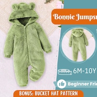 Jumpsuit Sewing Pattern for Kids, Hooded Jumpsuit, Kids Pattern, PDF ...