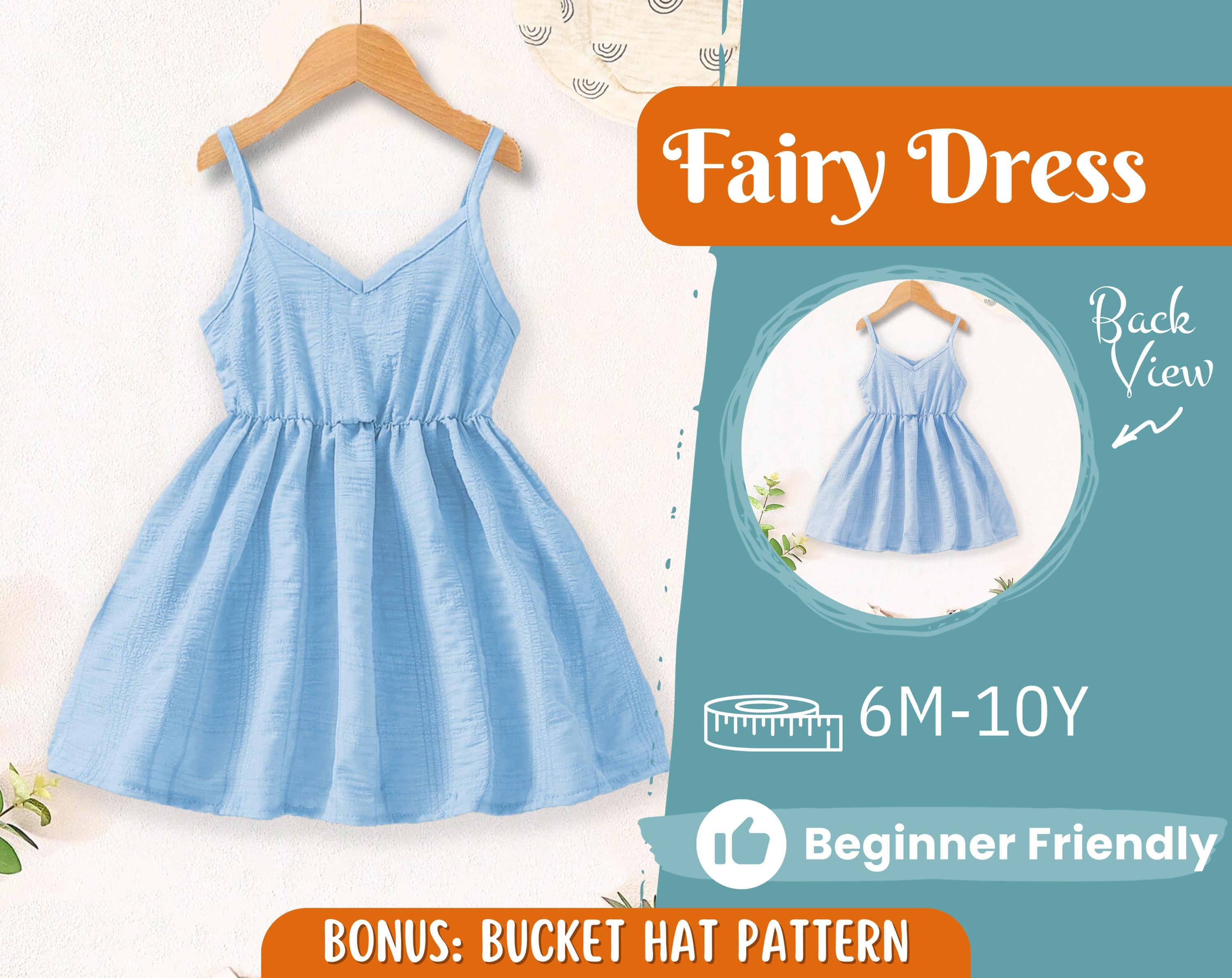 Dress Sewing Pattern for Kids, Dress Pattern, Kids Pattern, Summer ...