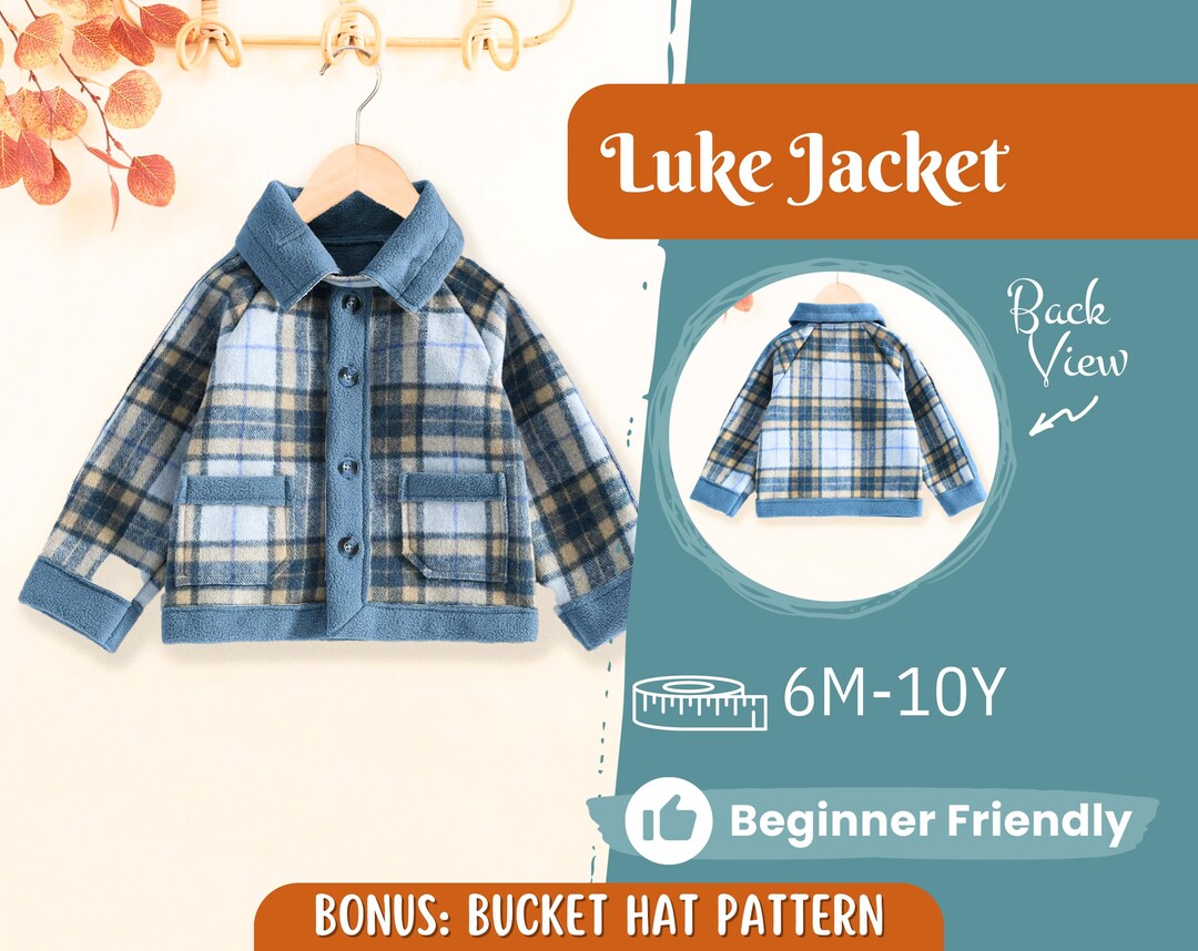Coat Sewing Pattern for Kids, Kids Coat Pattern, Kids Pattern, PDF ...