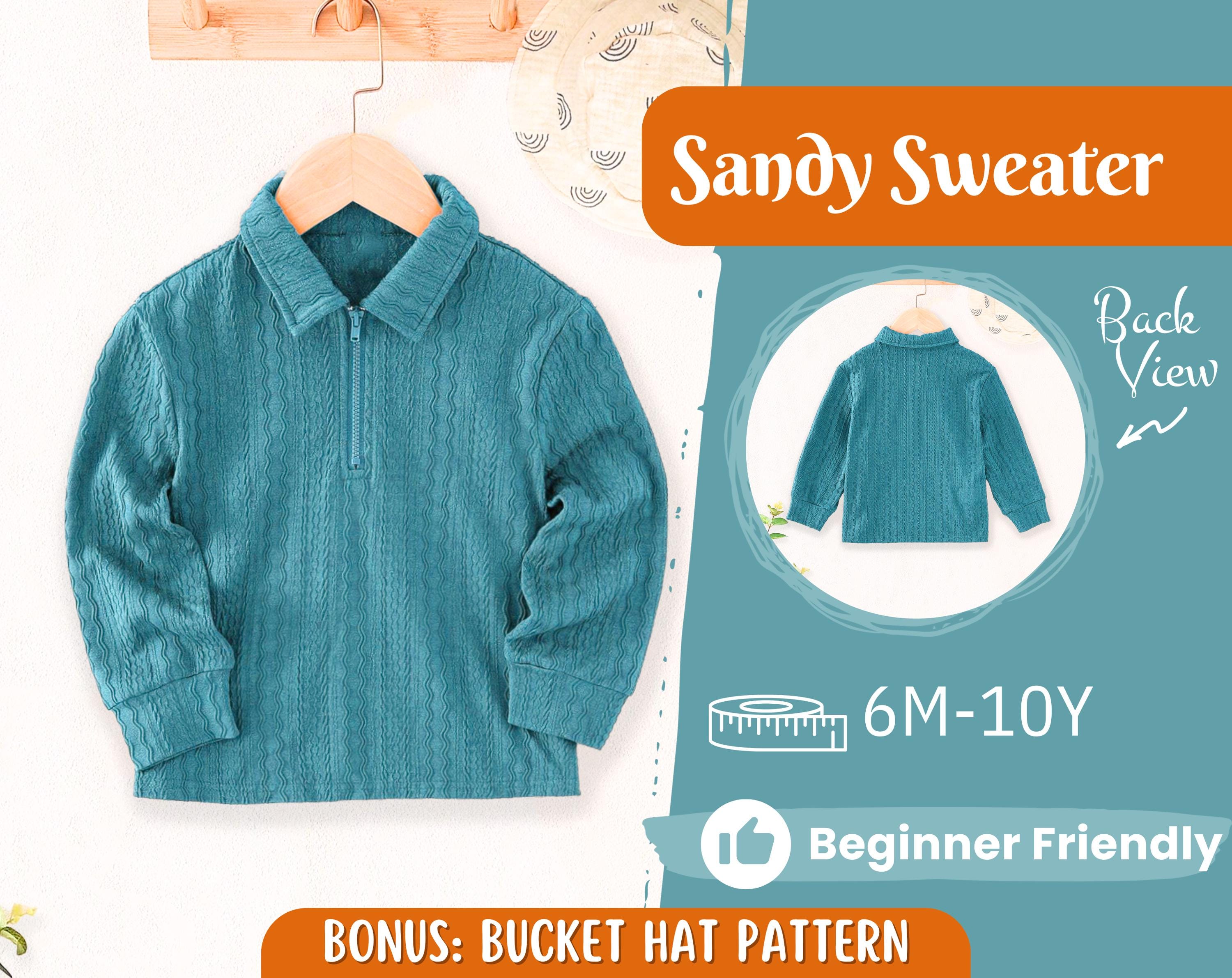 Sweater Sewing Pattern for Kids, Sweatshirt Pattern, Kids Pattern, PDF ...