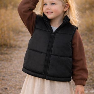 Puffer Vest Sewing Pattern for Kids, Puffer Vest, Kids Pattern, PDF ...