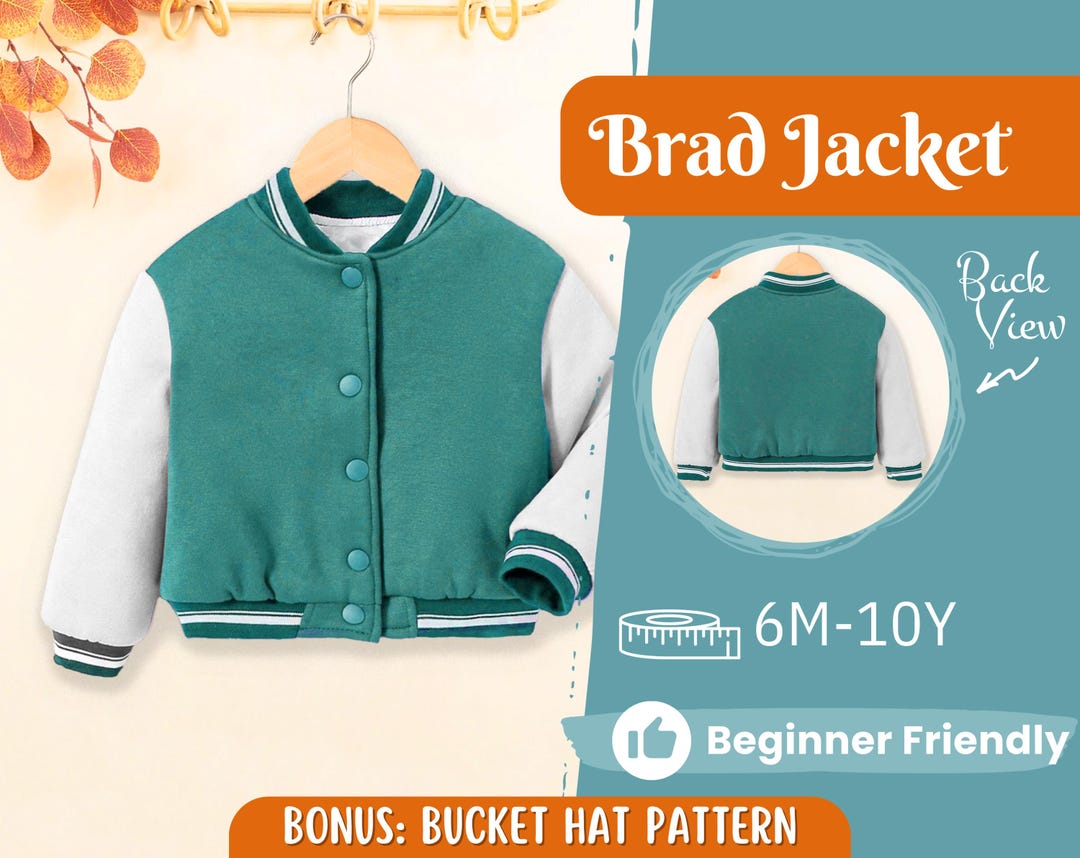 Jacket Sewing Pattern for Kids, Jacket Pattern, Kids Sewing Pattern ...