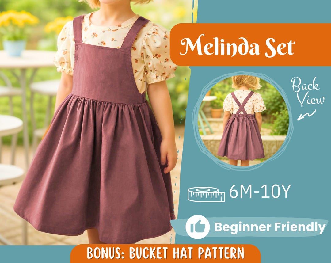 Dress and Blouse Pattern for Kids, Top Pattern, Kids Pattern, PDF ...