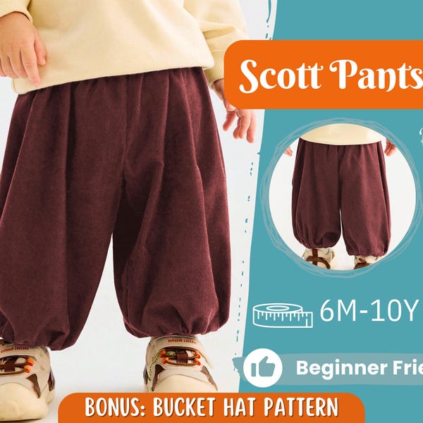 Baggy Pants Pattern - Etsy