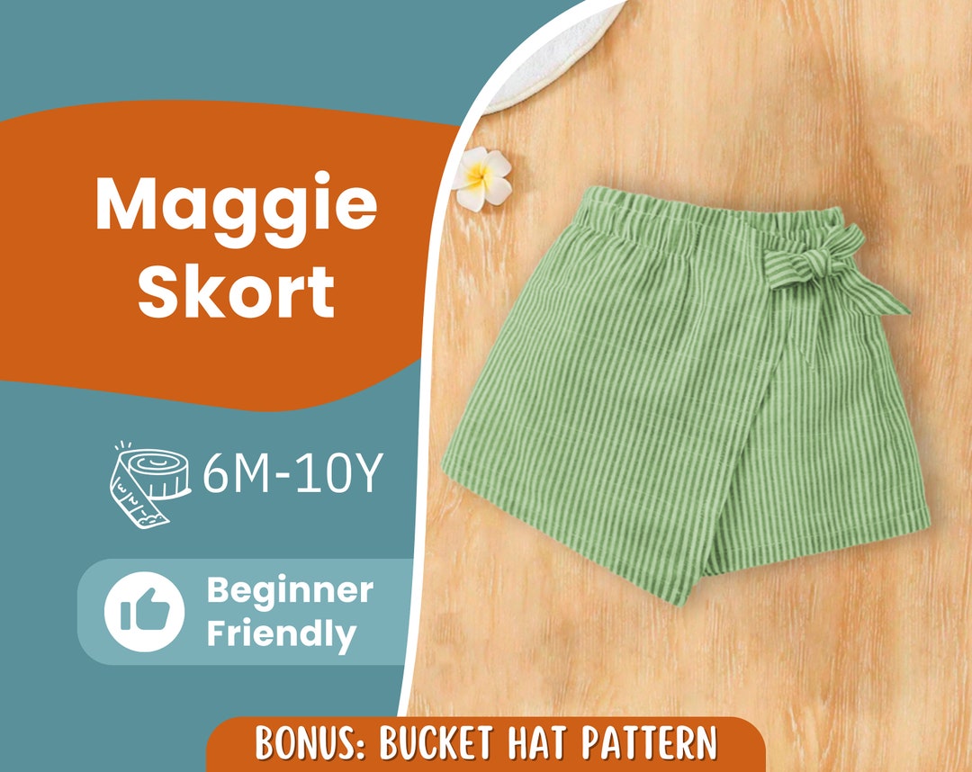 Skort Sewing Pattern for Kids, Skort Pattern, Kids Pattern, PDF Pattern ...