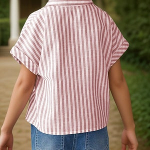 Shirt Sewing Pattern for Kids, Girl's Shirt Pattern, Kids Pattern, PDF ...