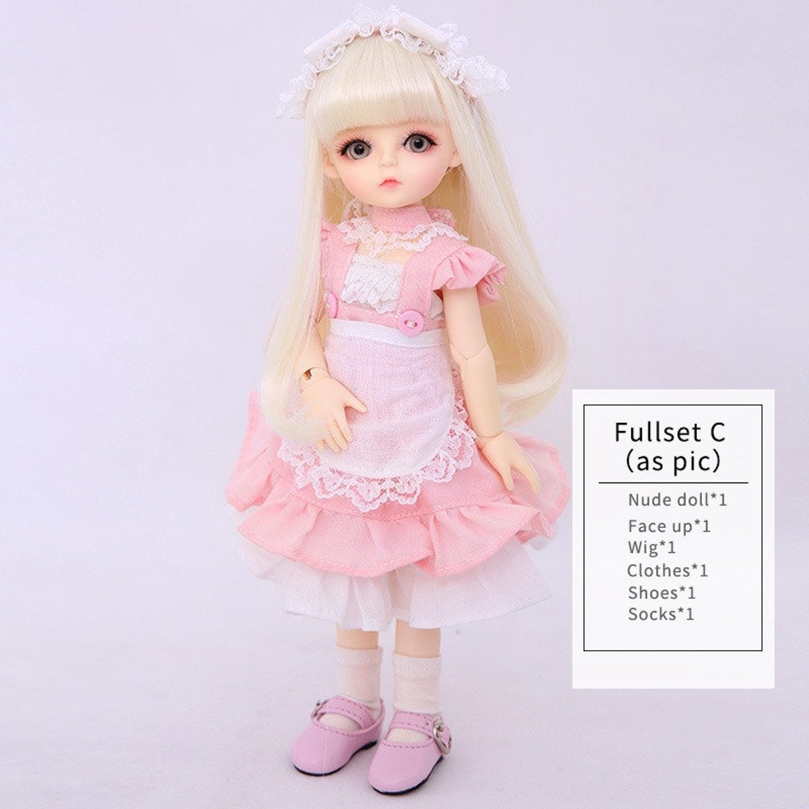 Mini Bjd doll Full set bjd doll 1/6 handmade resin bjd doll | Etsy