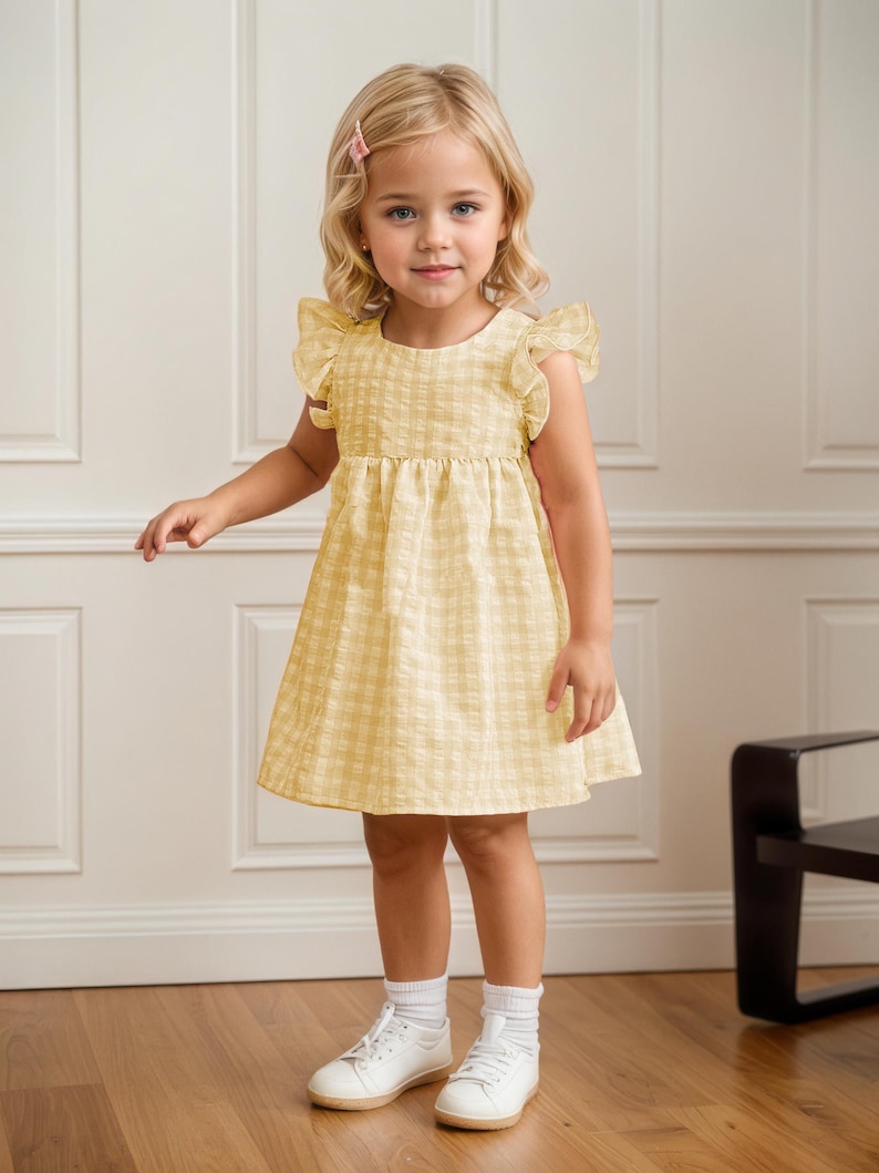 Dress Sewing Pattern for Kids, Dress Pattern, Kids Pattern, Summer ...