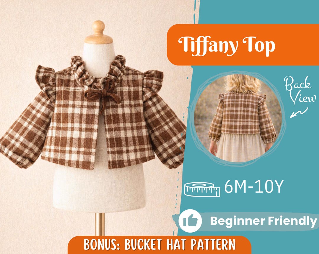 Girl Blouse Pattern, Sewing Pattern for Kids, Kids Pattern, Toddler ...