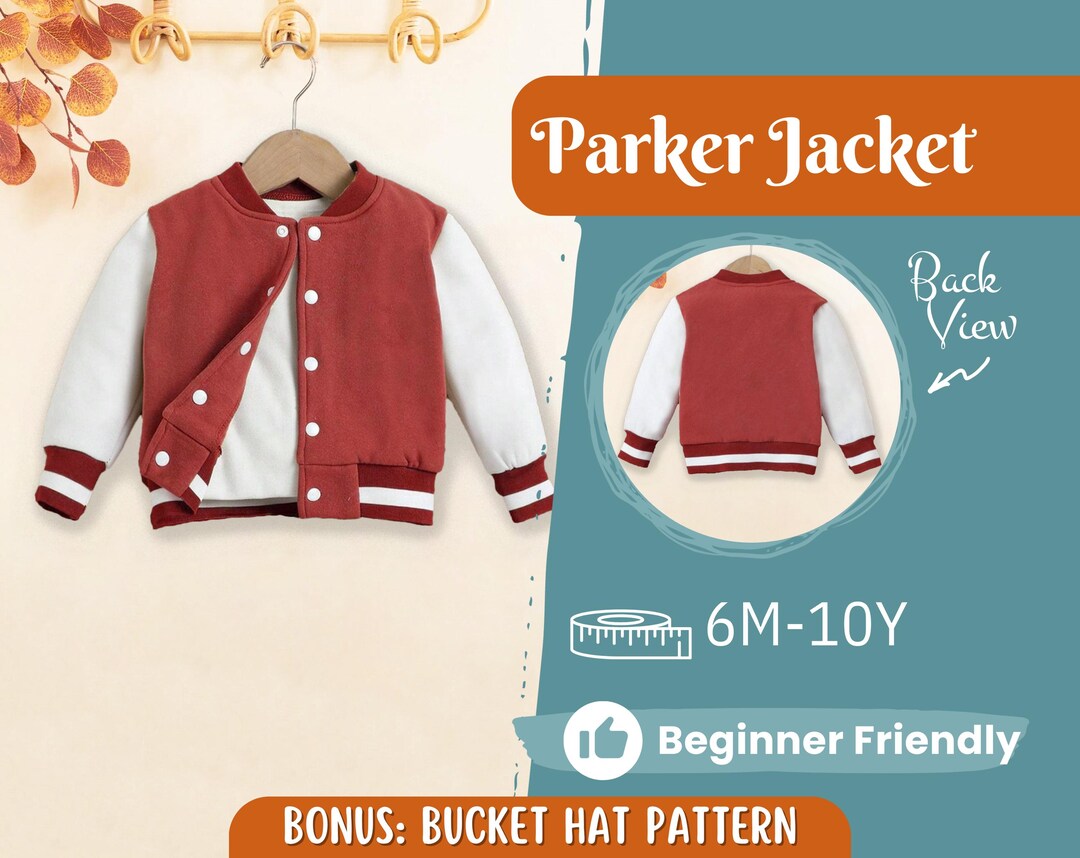 Jacket Sewing Pattern for Kids, Jacket Pattern, Kids Sewing Pattern ...