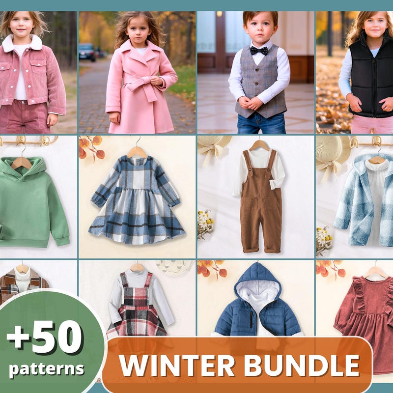 Winter Coat Pattern - Etsy
