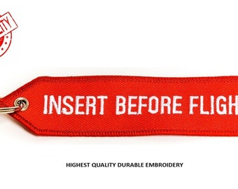 D-35K Remove Before Flight Key Chain Luggage Baggage Tag - Etsy