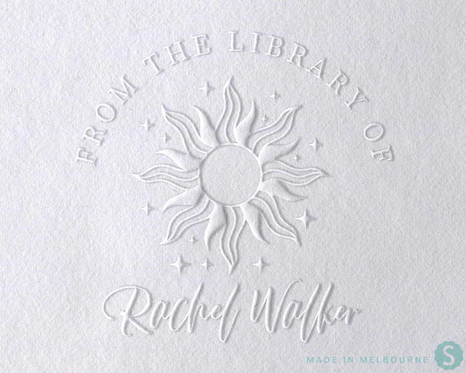 Embossing Stamp Book Embosser Ex Libris Book Embosser - Etsy Australia