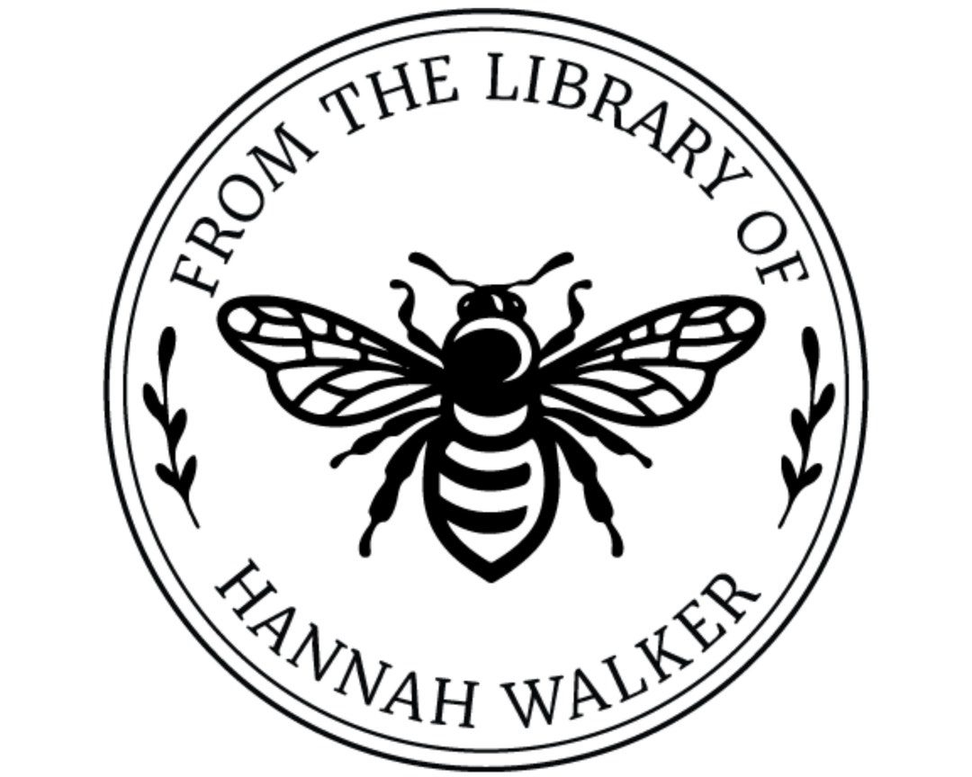 Custom Library of Stamp or Embosser, Custom Library Stamp, Personalised ...