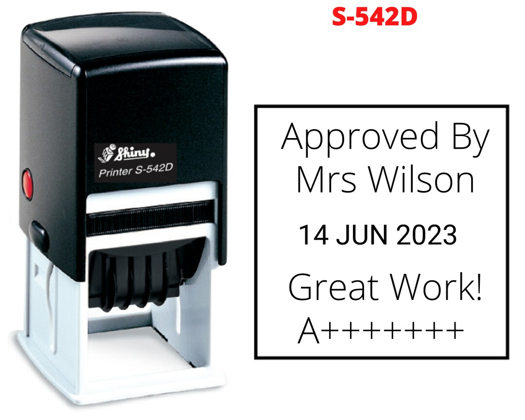 Custom Date Stamp Name and Date Stamp Small Date Stamp Large Date Stamp ...