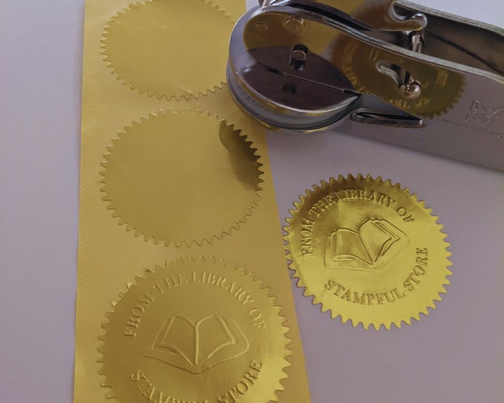 Embossing Foils Gold Foil for Embosser Foil Embossing Seals - Etsy ...