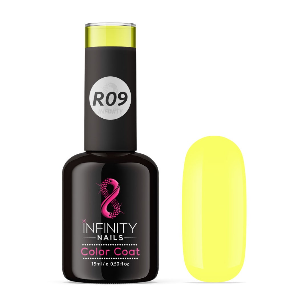 R09 Infinity Nails Classic Shiny Yellow Sun Nail Gel Polish - Etsy