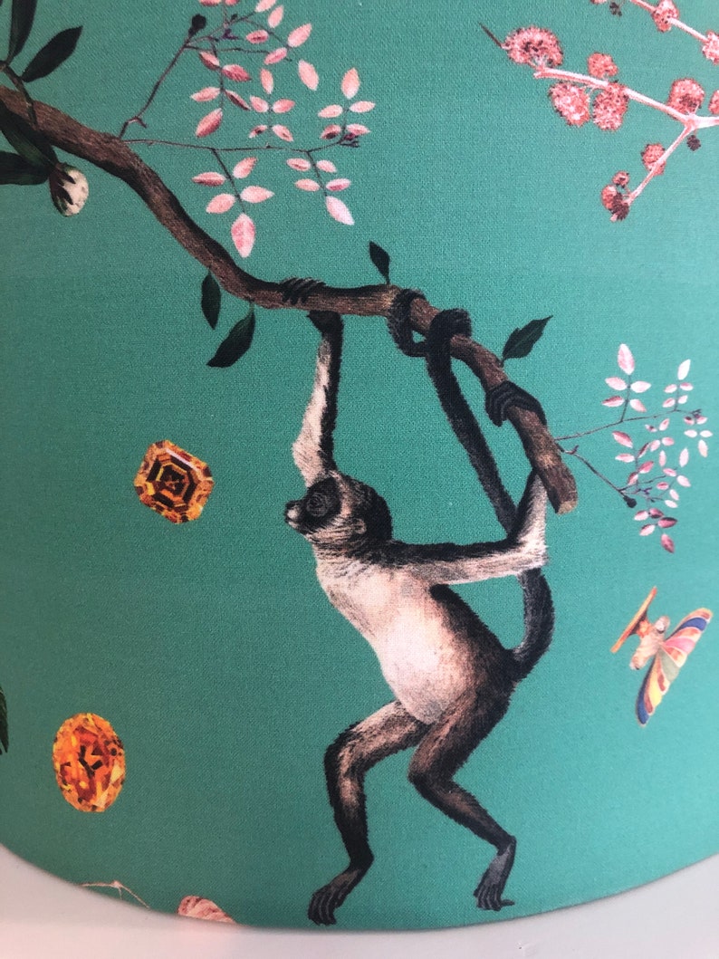 Madcap Monkeys: Funky Lampshade for Table, Floor, or Pendant Lamps ...