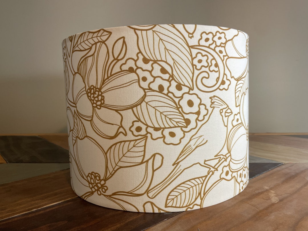 Cardinals in the Dogwoods Lampshade: Bird Lampshade, Unique Décor ...