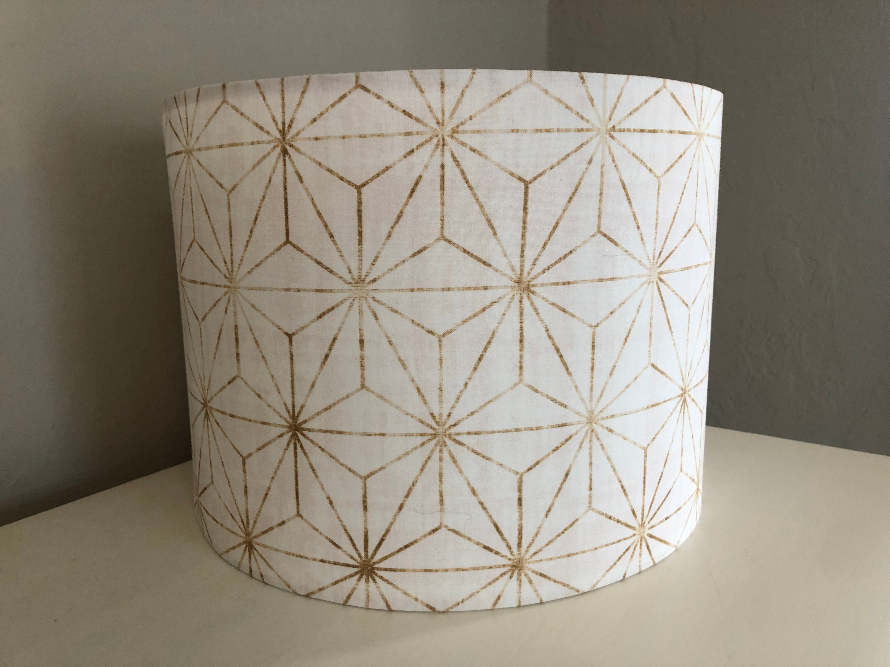 Gold Star Lampshade: Gold Lampshade Home Decor Lampshade for - Etsy