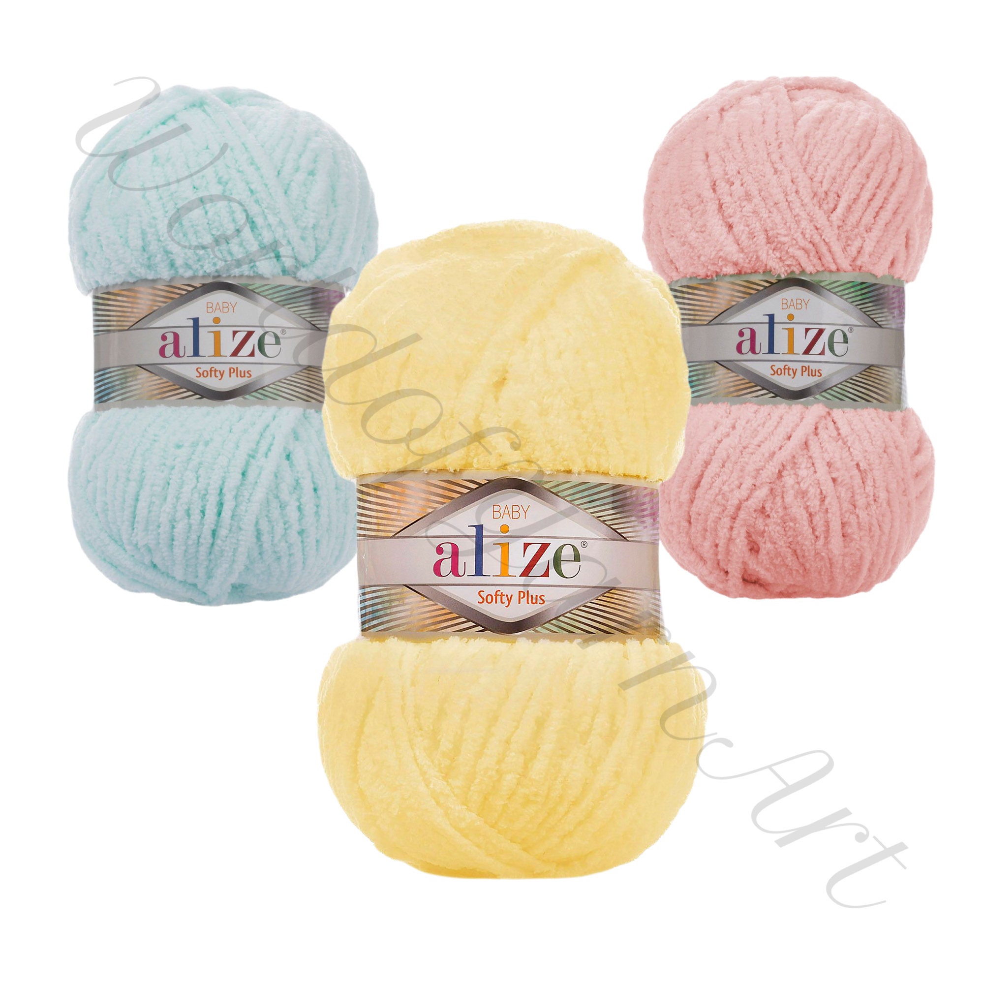 Alize Softy Plus Yarn for knitting Crochet yarn Hand knit | Etsy