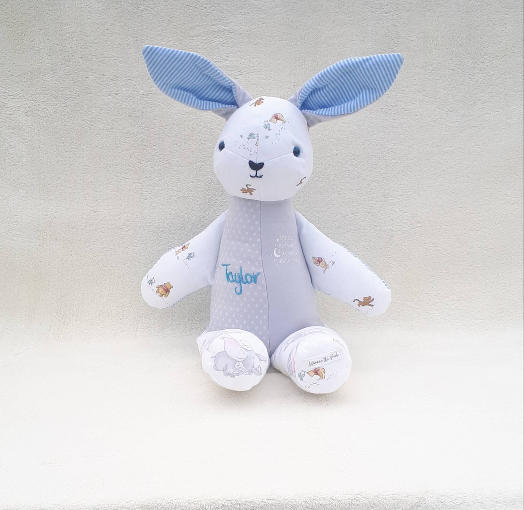 Keepsake Bunny Rabbit, Memory Bunny Rabbit, Memory Bunny Made Out of ...