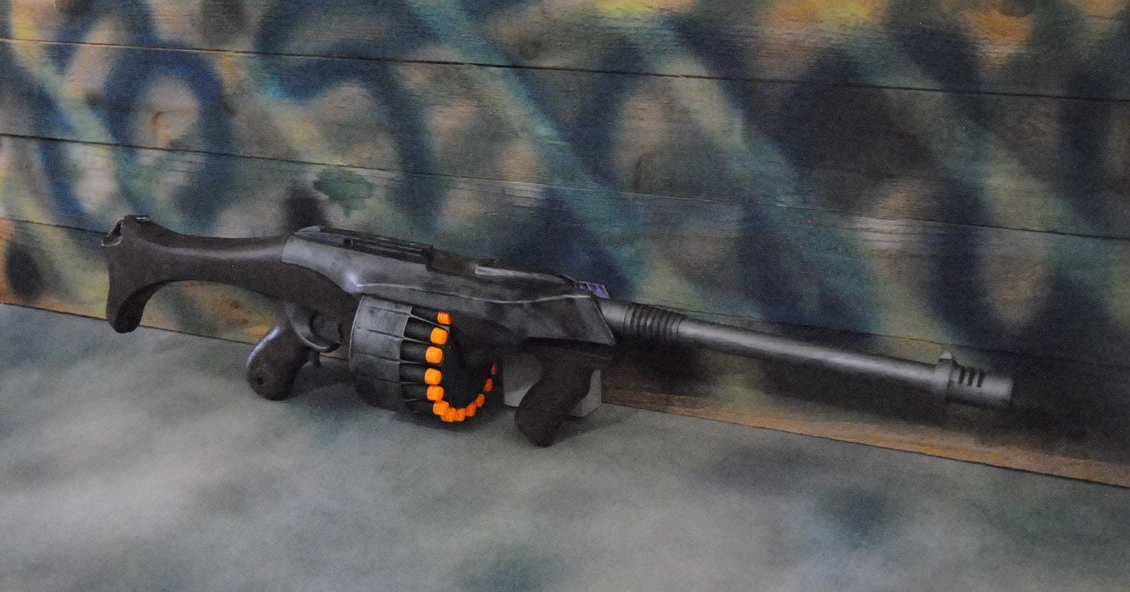 Modified Custom Nerf Fearles Fire Tommy Gun | Etsy