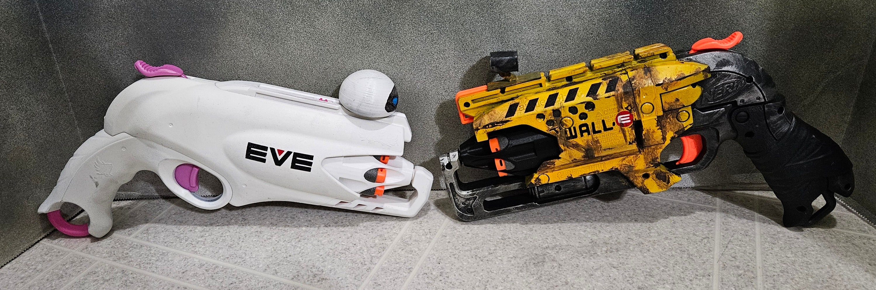 Modded Wall-e Nerf Hammershot & Eve Nerf Sweet Revenge - Etsy