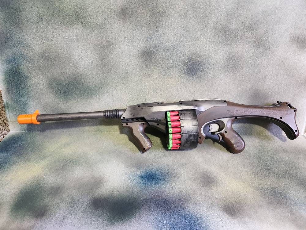 Modified Custom Nerf Fearles Fire tommy Gun Etsy