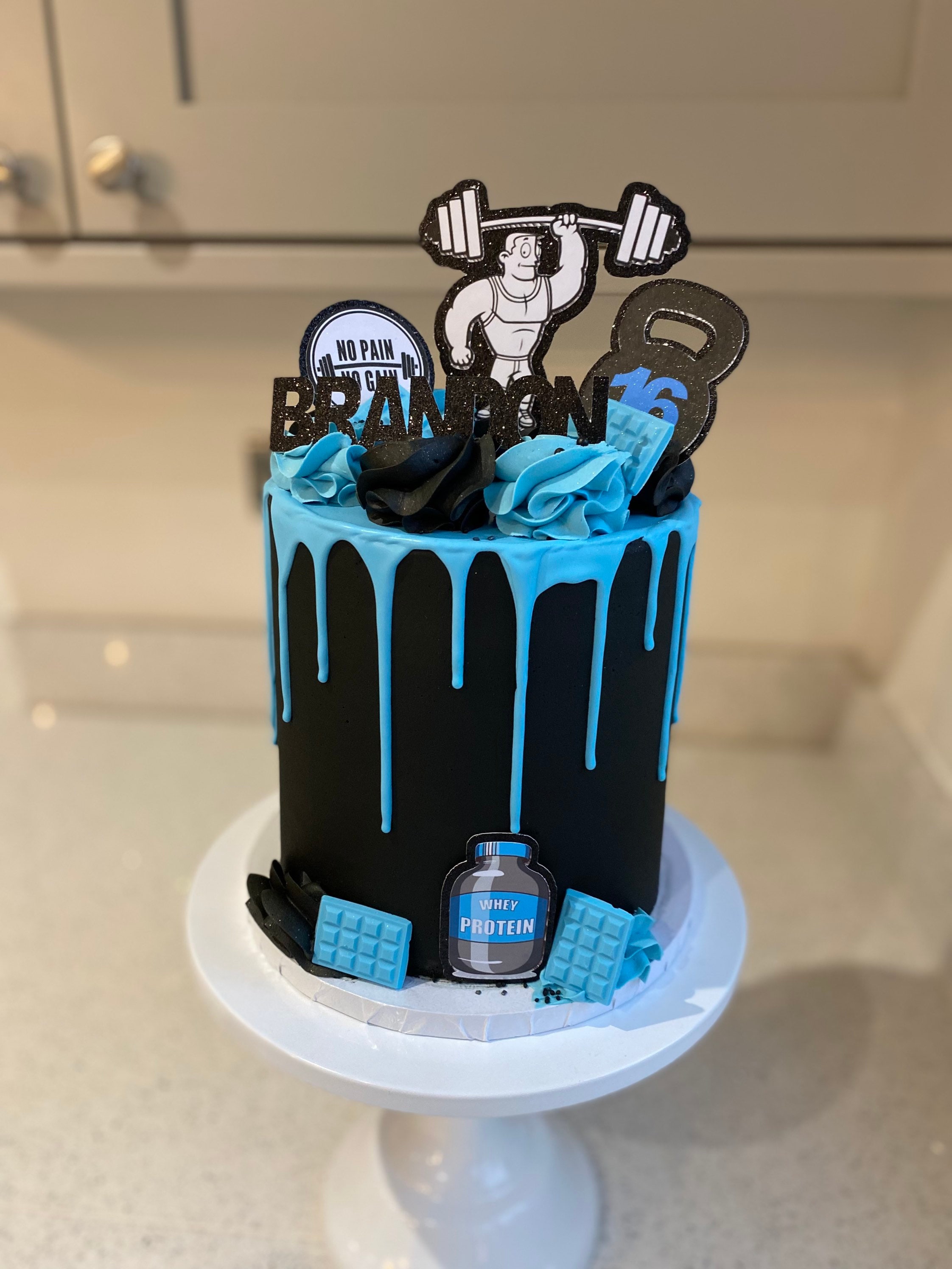 Gym Cake Topper, Weight Lifting Cake Topper, Exercise Cake Topper, Gym ...