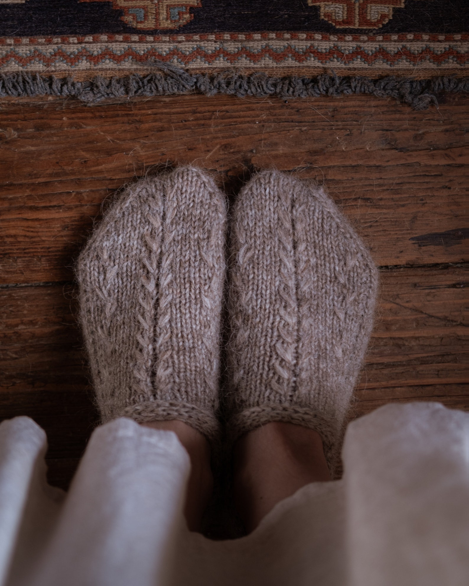 There and Back Again Slippers, Slippers Knitting Pattern, Sock Pattern ...