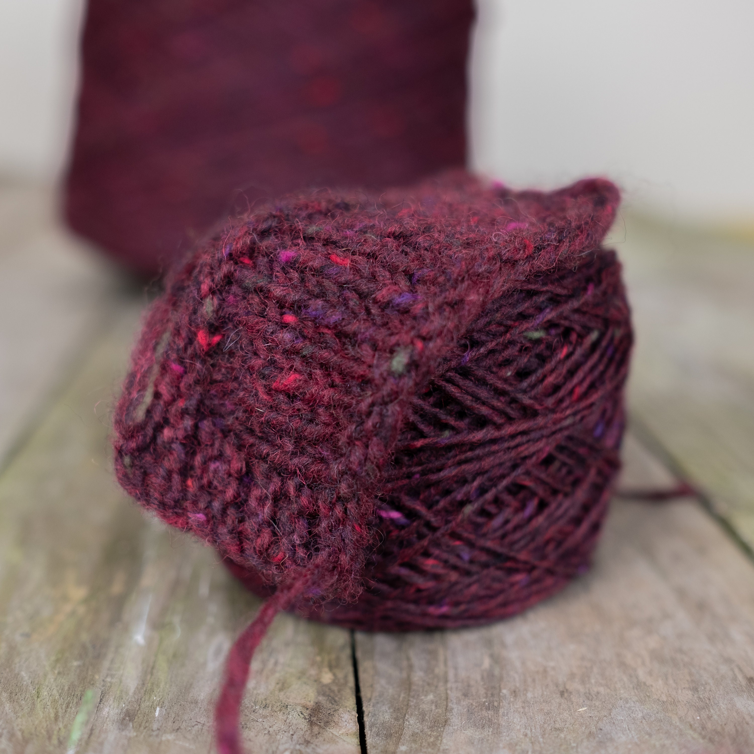 Donegal Aran Tweed Yarn, Aran Knitting Yarn, Worsted Weight Yarn, Irish ...