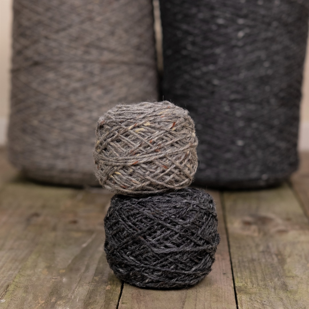 Donegal Aran Tweed Yarn, Aran Wool Yarn, Worsted Weight Yarn, Irish ...