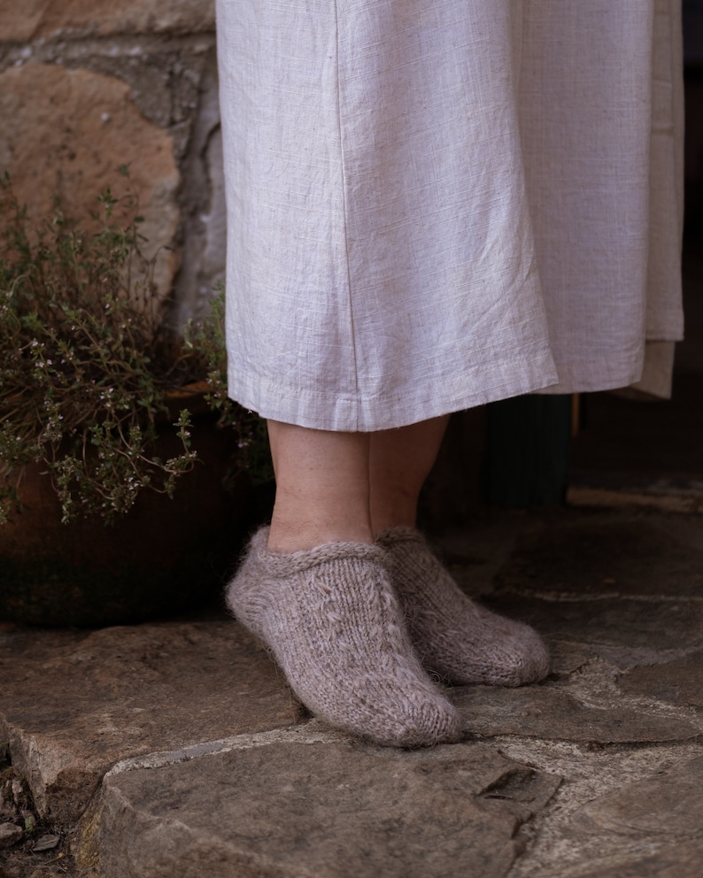 There and Back Again Slippers, Slippers Knitting Pattern, Sock Pattern ...