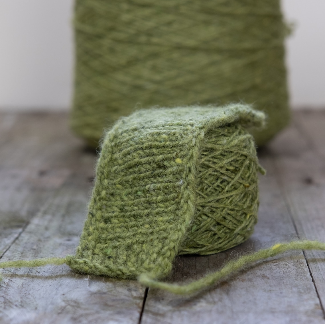 Irish tweed yarn donegal tweed knitting yarn aran weight | Etsy