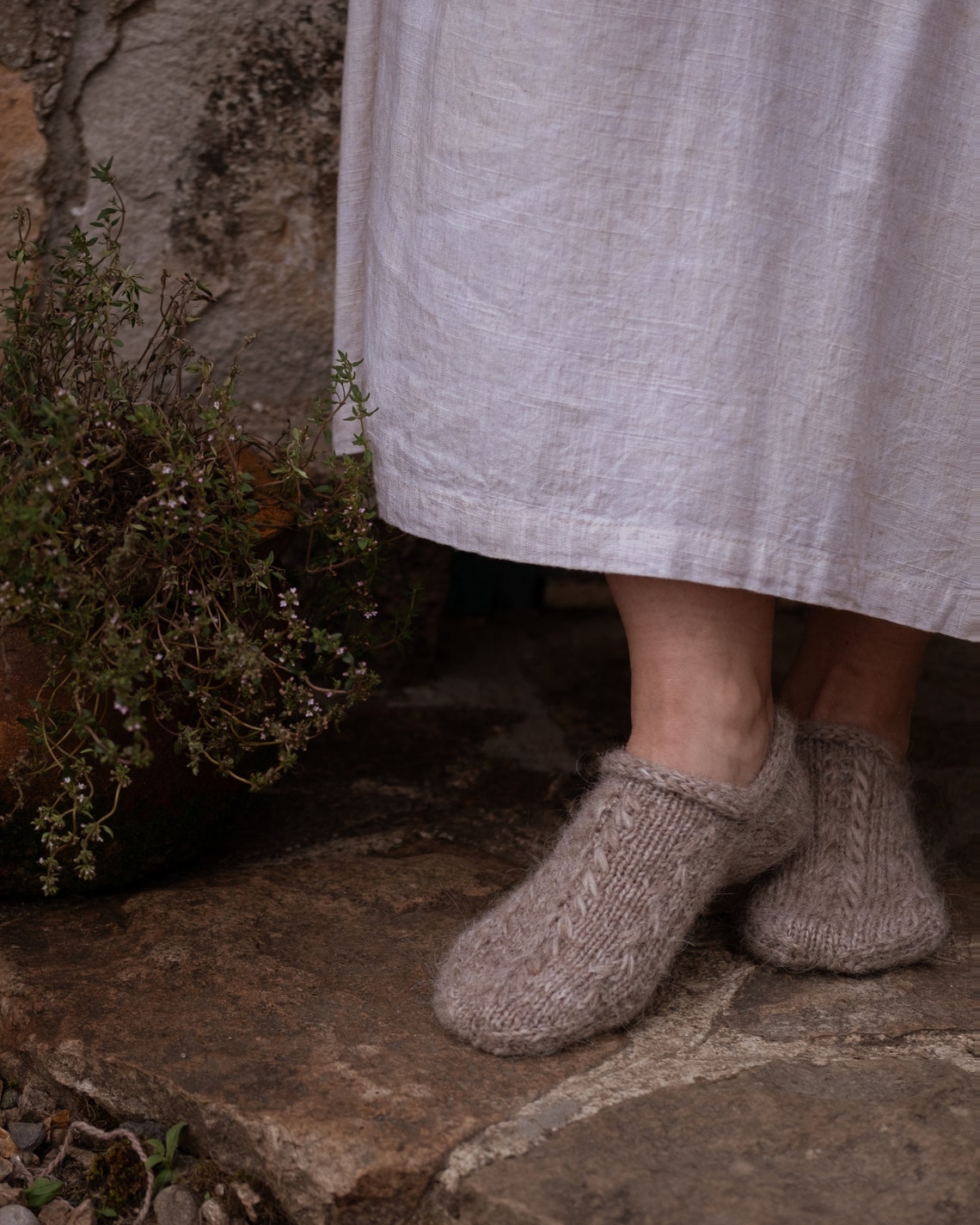 There and Back Again Slippers, Slippers Knitting Pattern, Sock Pattern ...