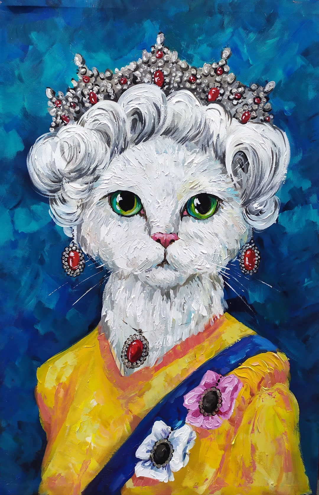 Queen Cat - Etsy