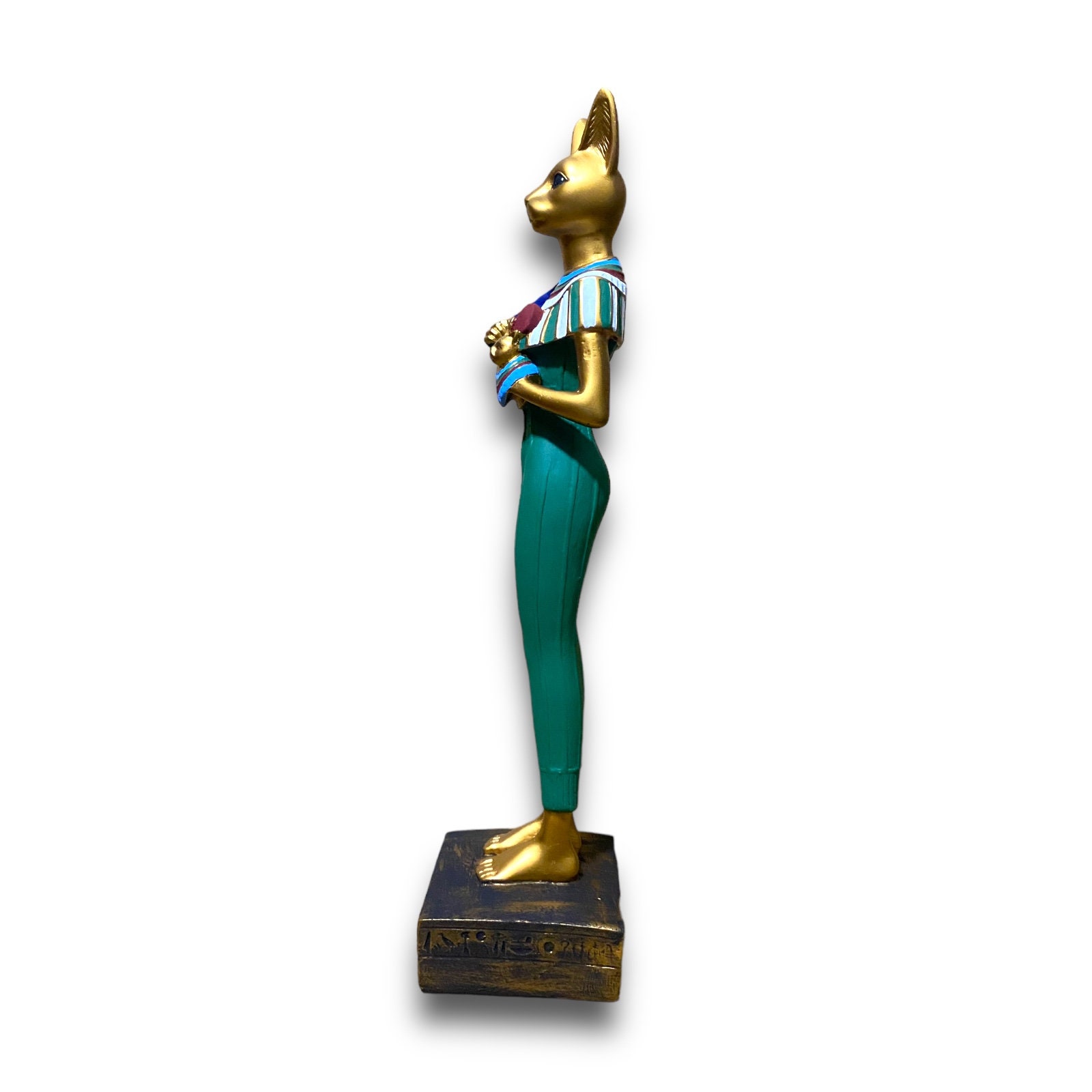 Gorgeous Bastet Statue With a Cat's Head and a Woman's Body in Pretty ...