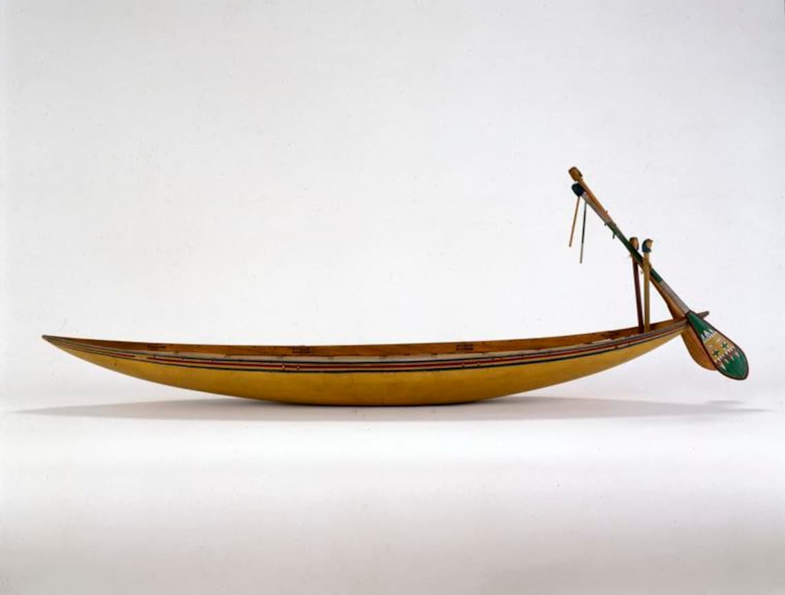 Model of Ancient Egyptian Funerary Boat With Two Oars - Etsy