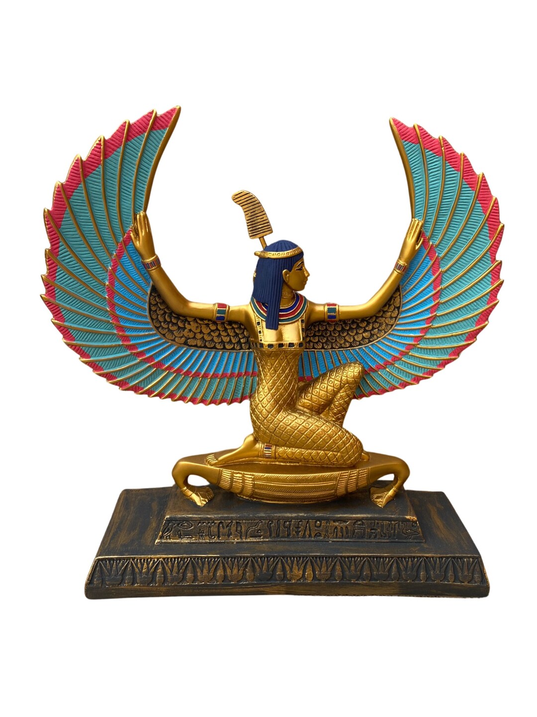 A Wonderful and Unique Statue of Maat, Handmade by Me, Great Colors ...