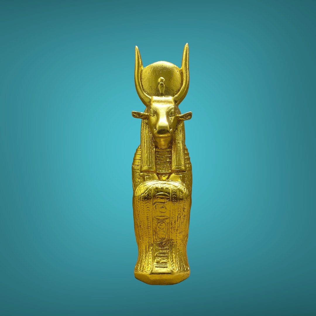 The Unique Statue of Hathor is a Wonderful Artistic Model, Handmade ...