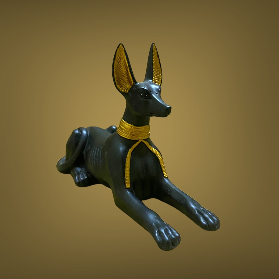 The Anubis Seated Handmade Statue is Very Cool - Etsy