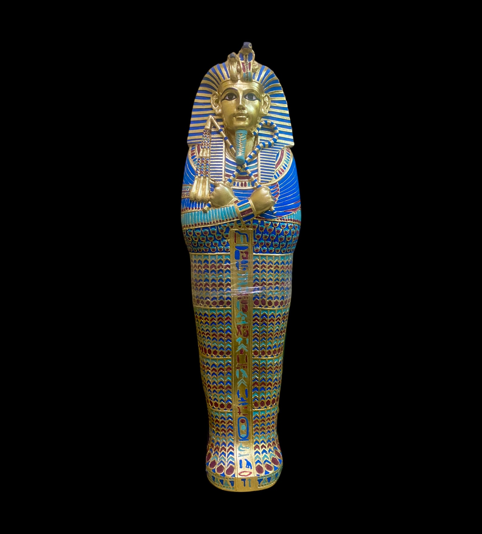 Tutankhamun Coffin Unique Size Replica Handmade Combination of ...