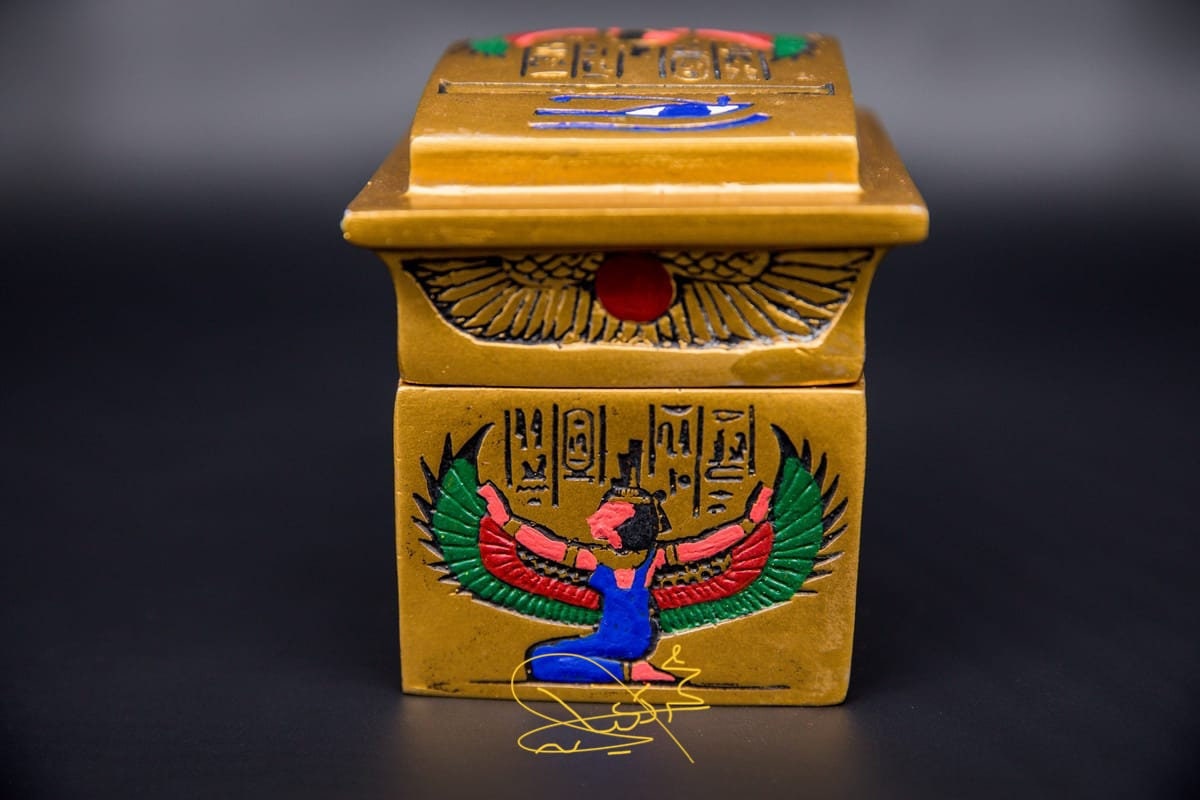 A Very Cool Canopic Jars Box a Combination of Gold and | Etsy