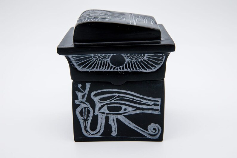 Canopic Jars Box Black Color Handmade by Me Made in Egypt - Etsy