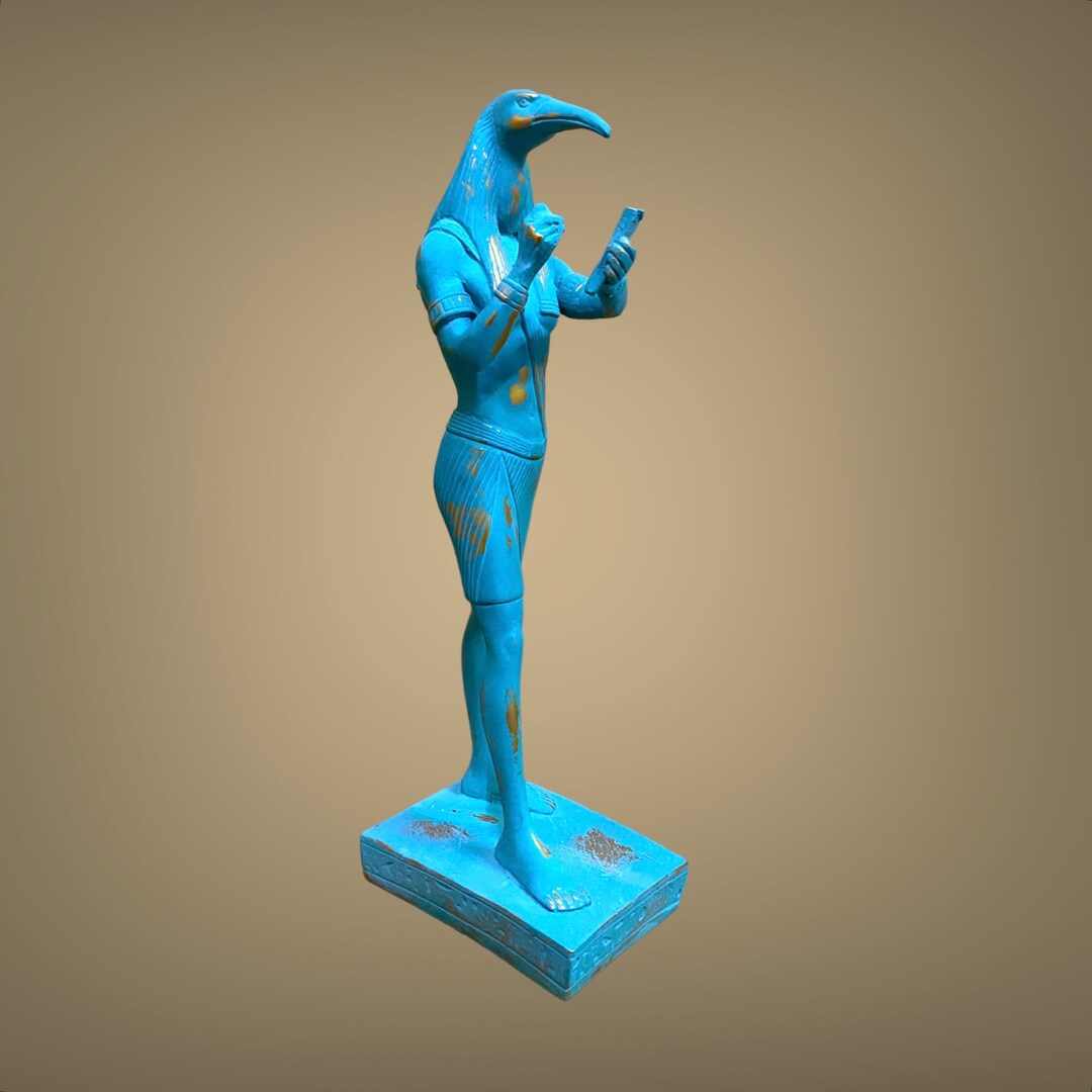 Thoth Statue With Distinctive Color and Unique Handmade - Etsy