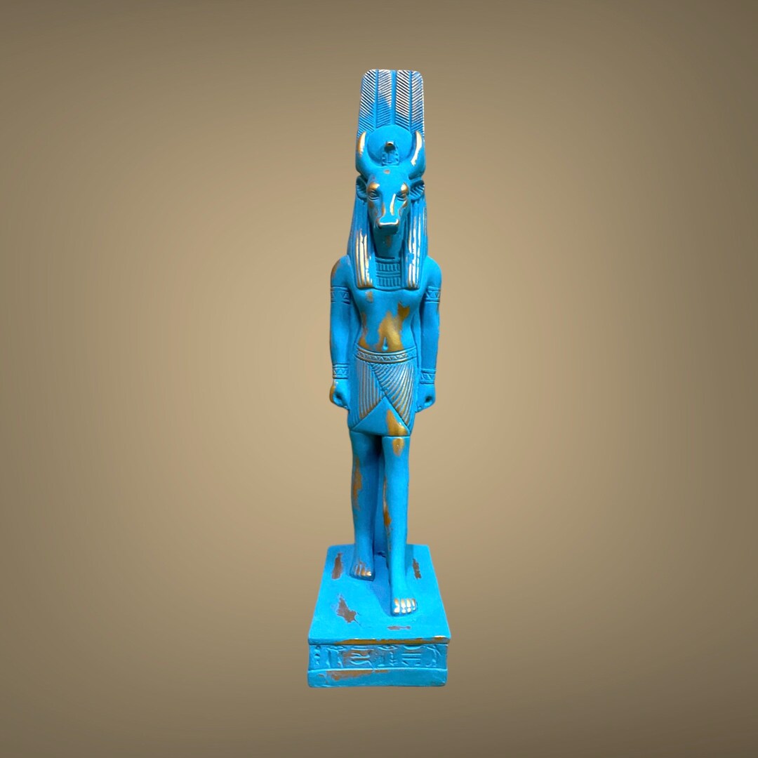 A Wonderful Statue of Buchis Mento With Distinctive Handmade Colors - Etsy